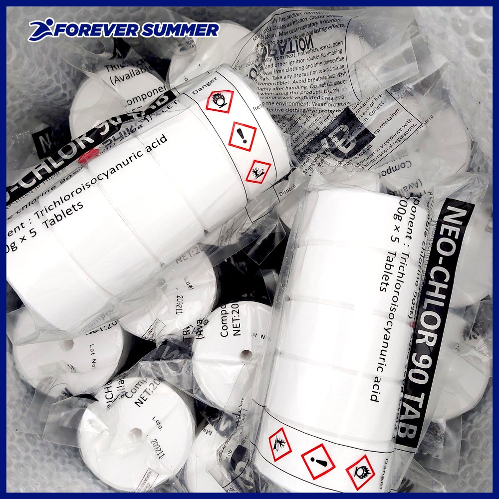 FS Chlorine Tablet Made in Japan Tcca 90% NeoChlor Tablet Chlorine ...