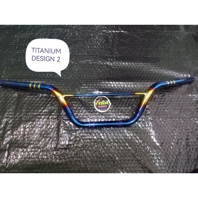 TITANIUM HANDLE BAR FOR XRM TMX RUSI RACAL SKYGO EURO PANTRA | Shopee ...