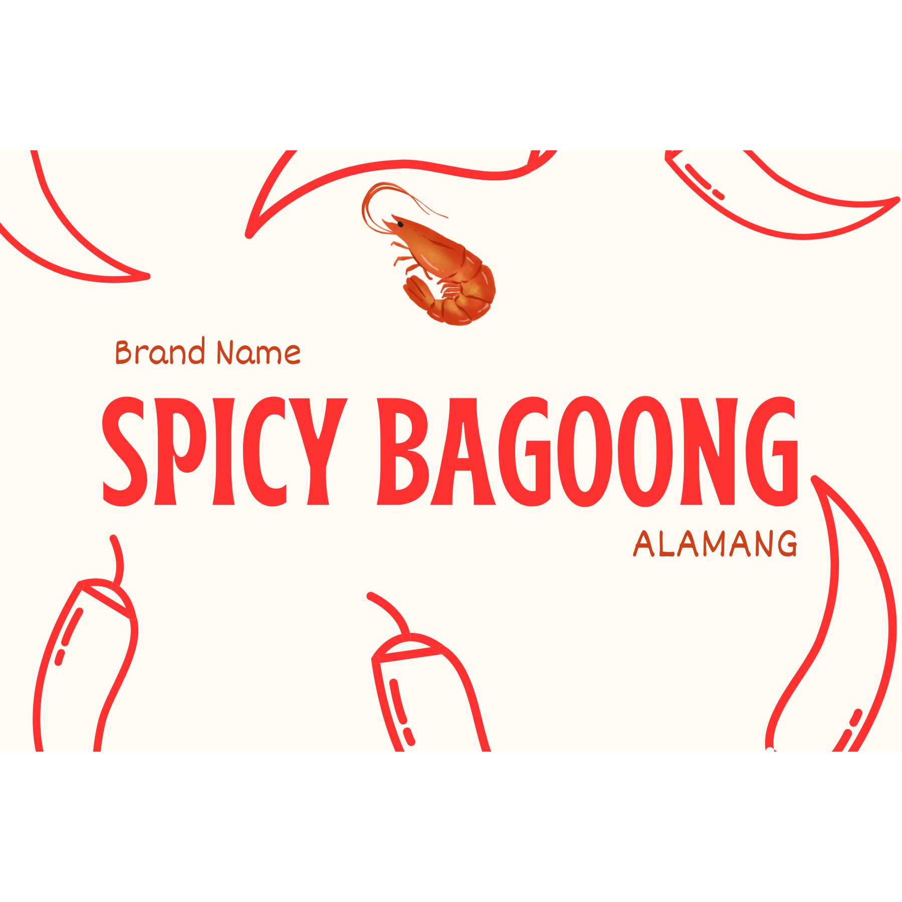 READY TO USE STICKER LABEL FOR BAGOONG ALAMANG | Shopee Philippines