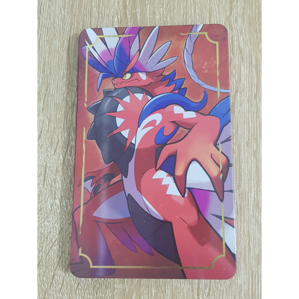 Pokemon Scarlet Steelbook steel case (Used) (no game included) | Shopee ...