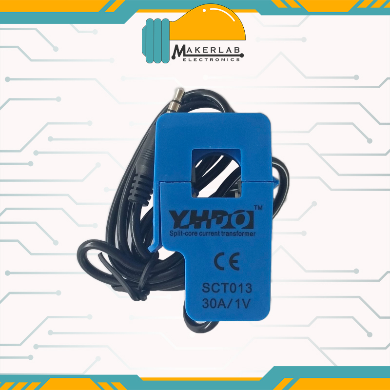 Non-invasive AC Current Sensor Split Core Current Transformer | SCT013 ...