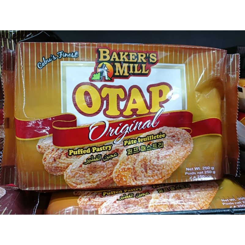 BAKERS MILL Otap original 250 grams net weight per pack | Shopee ...