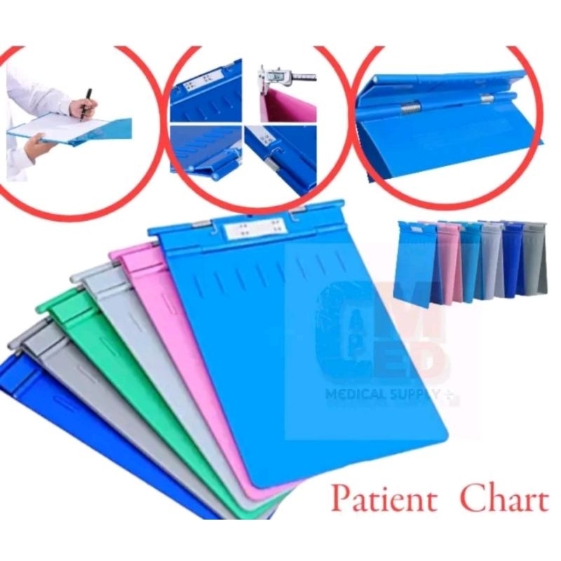 Patient Chart Holder-Nurse Clipboard Plastic Short (11x9) (Order Now ...