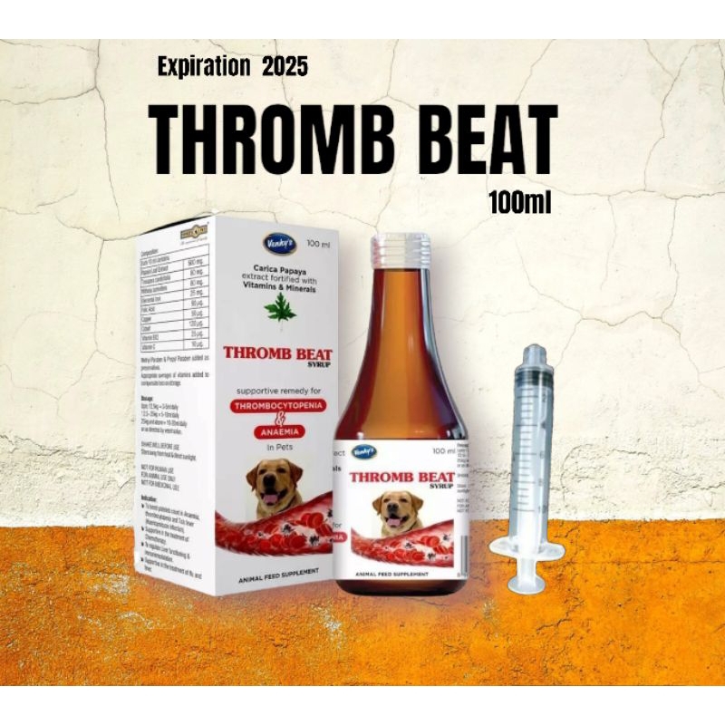 Thromb Beat Syrup for Pet 100ml | Shopee Philippines Thromb Beat Syrup for Pet 100ml | Shopee Philippines
