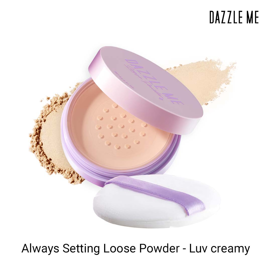 DAZZLE ME Always Setting Loose Powder | Long Lasting Matte Loose Powder ...