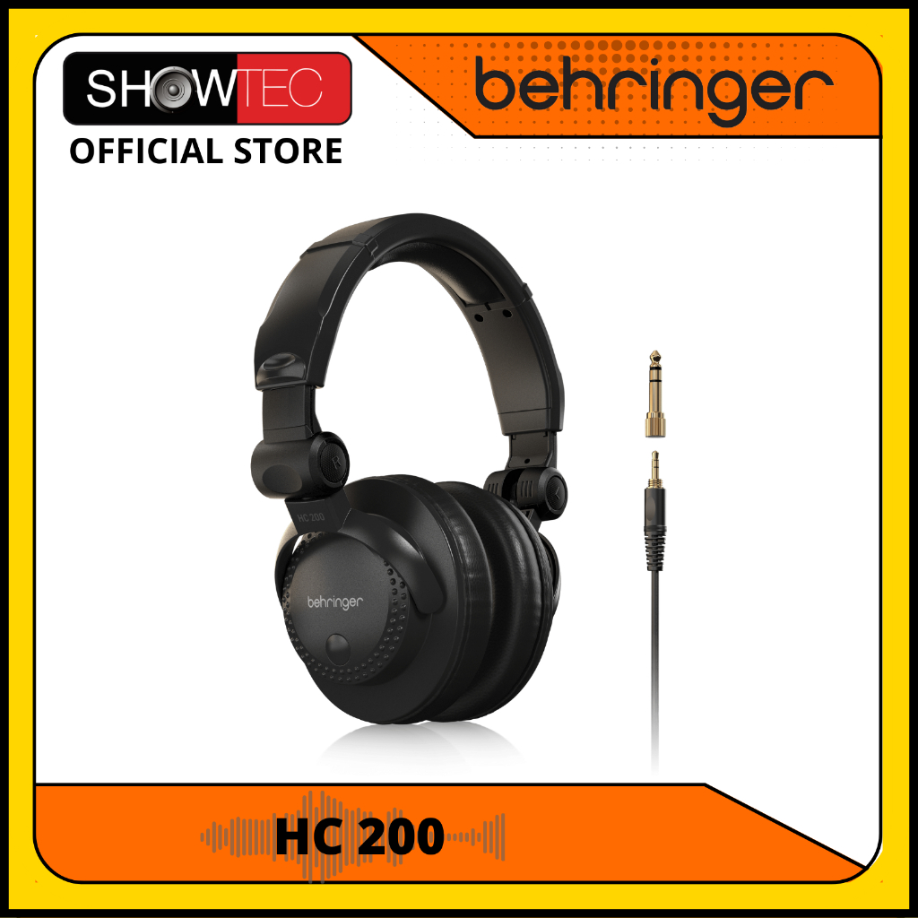 BEHRINGER HC 200 - High-Quality Professional DJ Headphones | Shopee ...
