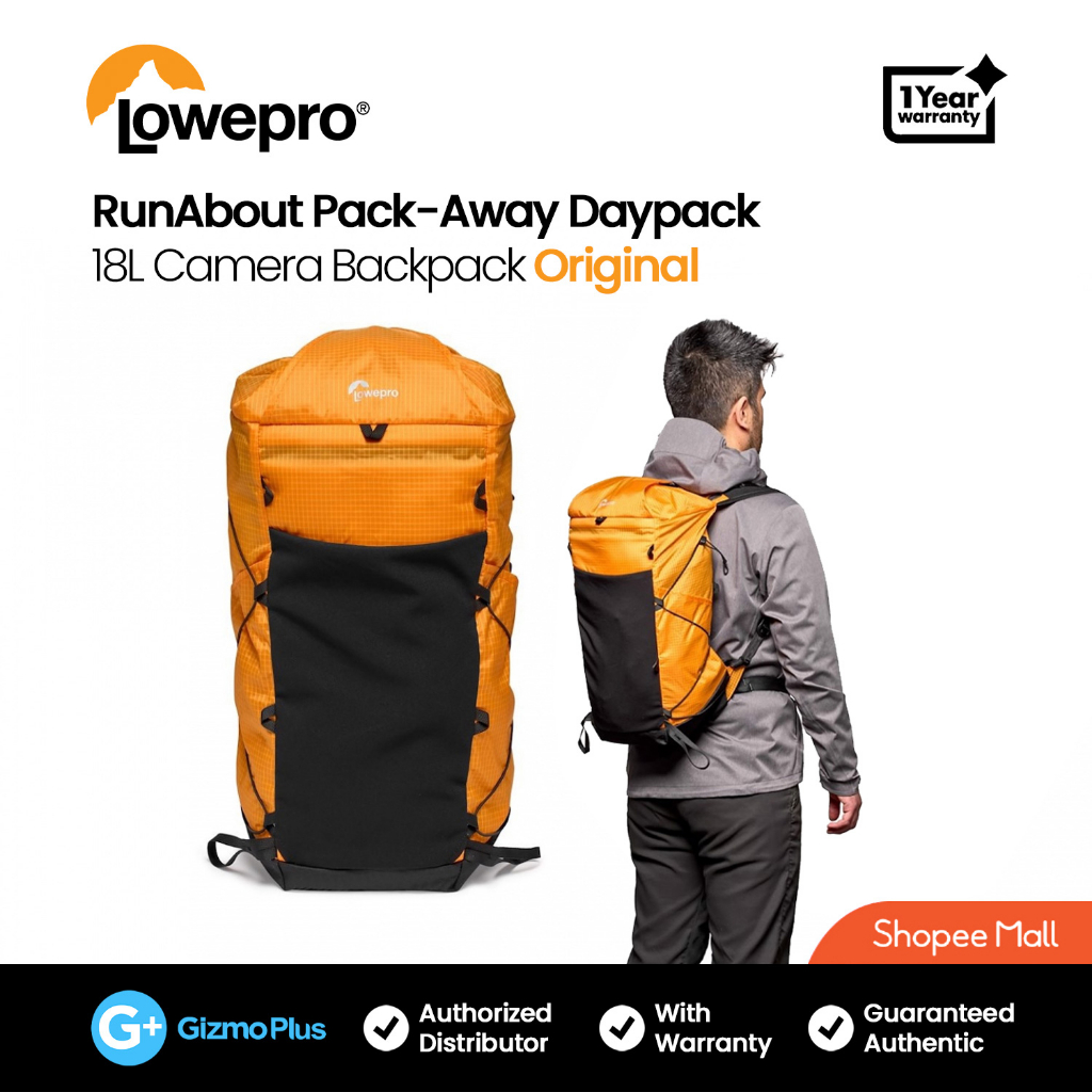 Lowepro RunAbout Pack-Away Daypack 18L | Shopee Philippines