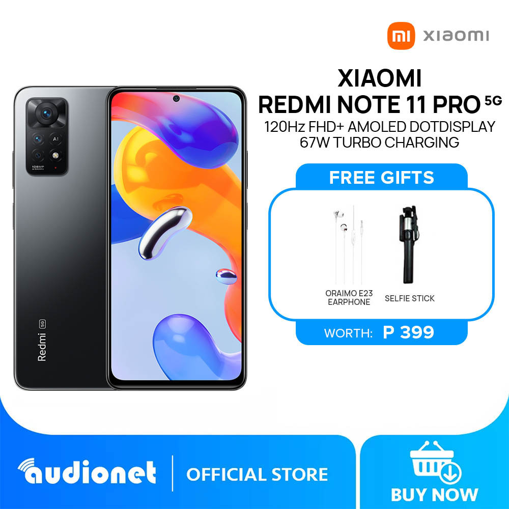 Xiaomi Redmi Note 11 Pro 5G Cellphone | 8GB RAM+128GB ROM | Qualcomm ...