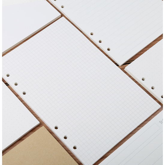 Notebooks A5/B5 paper refill 6/9 holes Refill pages loose leaf for ...