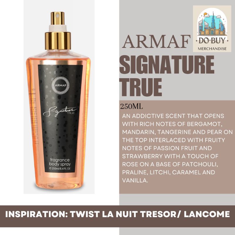 ARMAF FRAGRANCE BODY MIST - 250 ML | Shopee Philippines