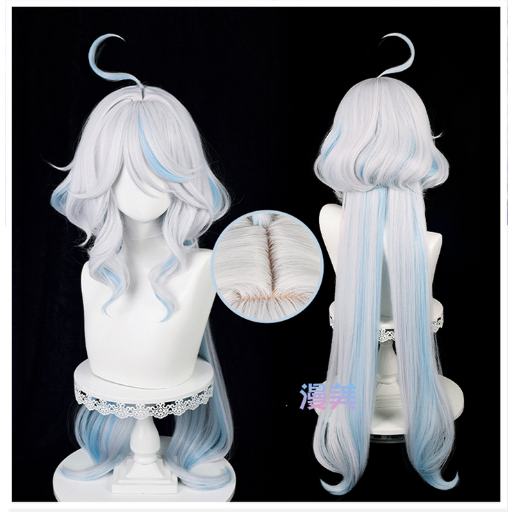 Manmei Wigs: Genshin Impact Focalors God of Justice Cosplay Wigs ...