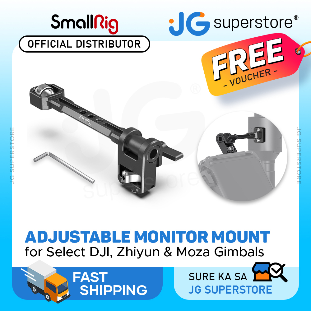 SmallRig Adjustable Monitor Mount for Selected DJI & Zhiyun & Moza ...