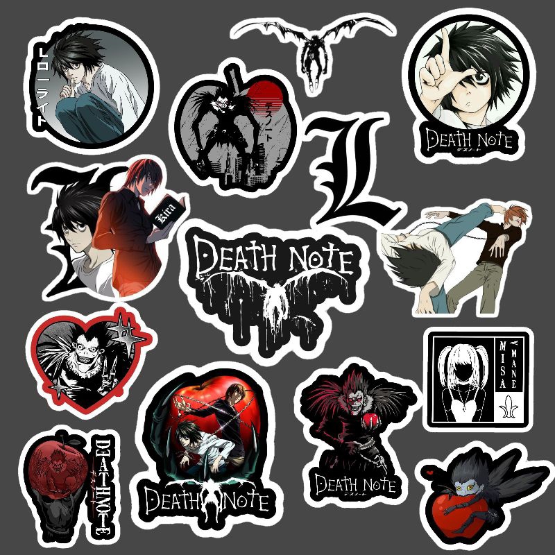 Death Note Stickers | Vinyl Matte Laminated Waterproof and Scratchproof ...