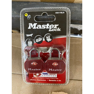 Master Lock Travel Approved Padlocks (TSA) 3 Pins 2pcs/set TSA007 32mm ...