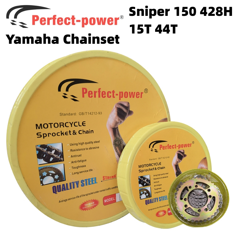 Perfect Power Chainset Yamaha Sniper 150 428H Motorcycle Sprocket ...