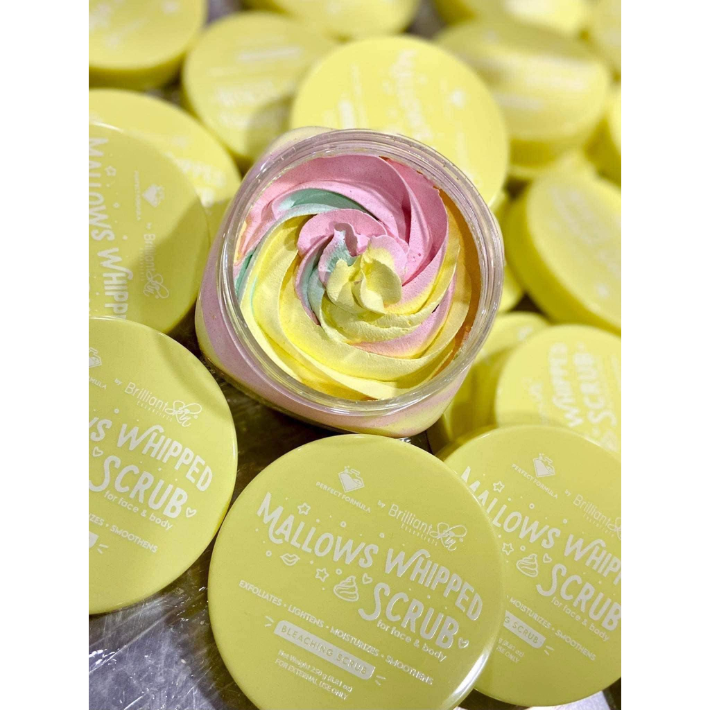 Original Mallows Whipped Scrub BSE Whitening Skin Perfect Formula ...