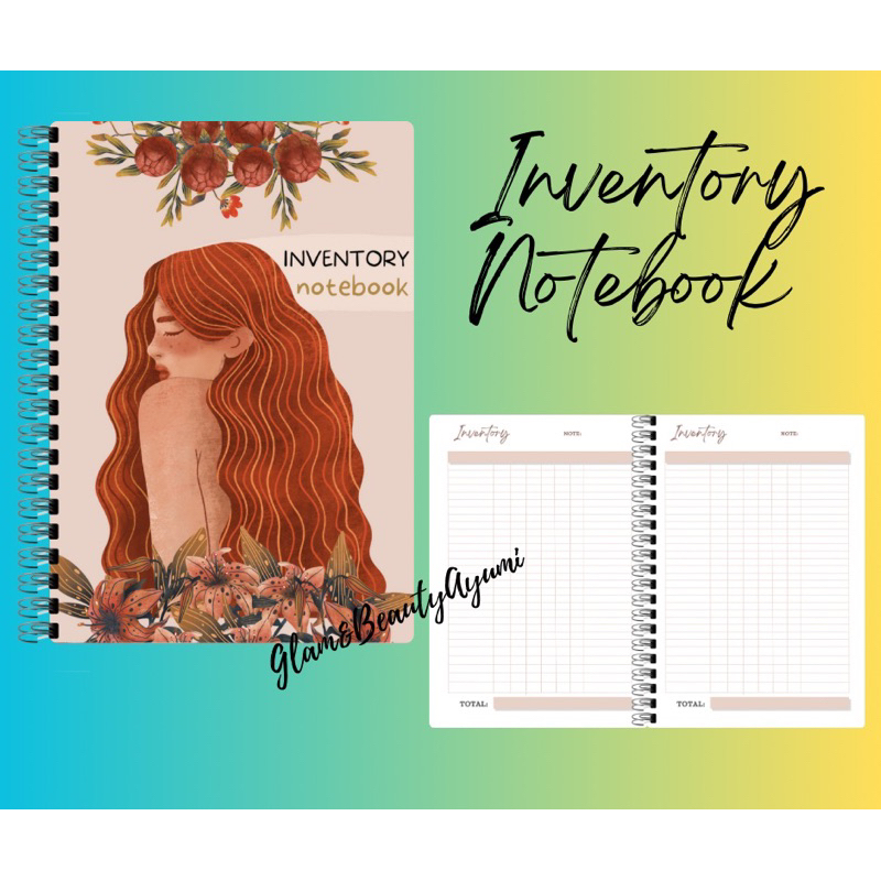 INVENTORY TRACKER NOTEBOOK BLANK COLUMNS LAMINATED COVER | Shopee ...