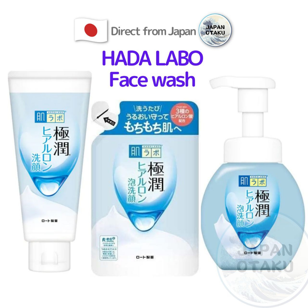 HADA LABO Gokujyun Face wash moist Direct from Japan | Shopee Philippines