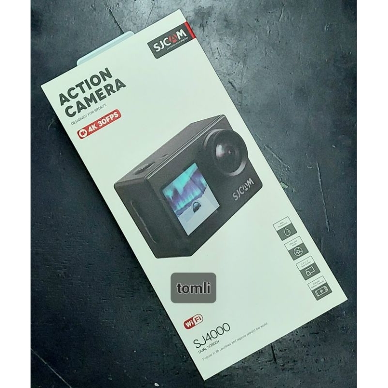 Authentic SJCAM SJ4000 Dual Screen Action Camera FREE 1 Extra Battery (4K 30FPS WIFI) | Shopee ...