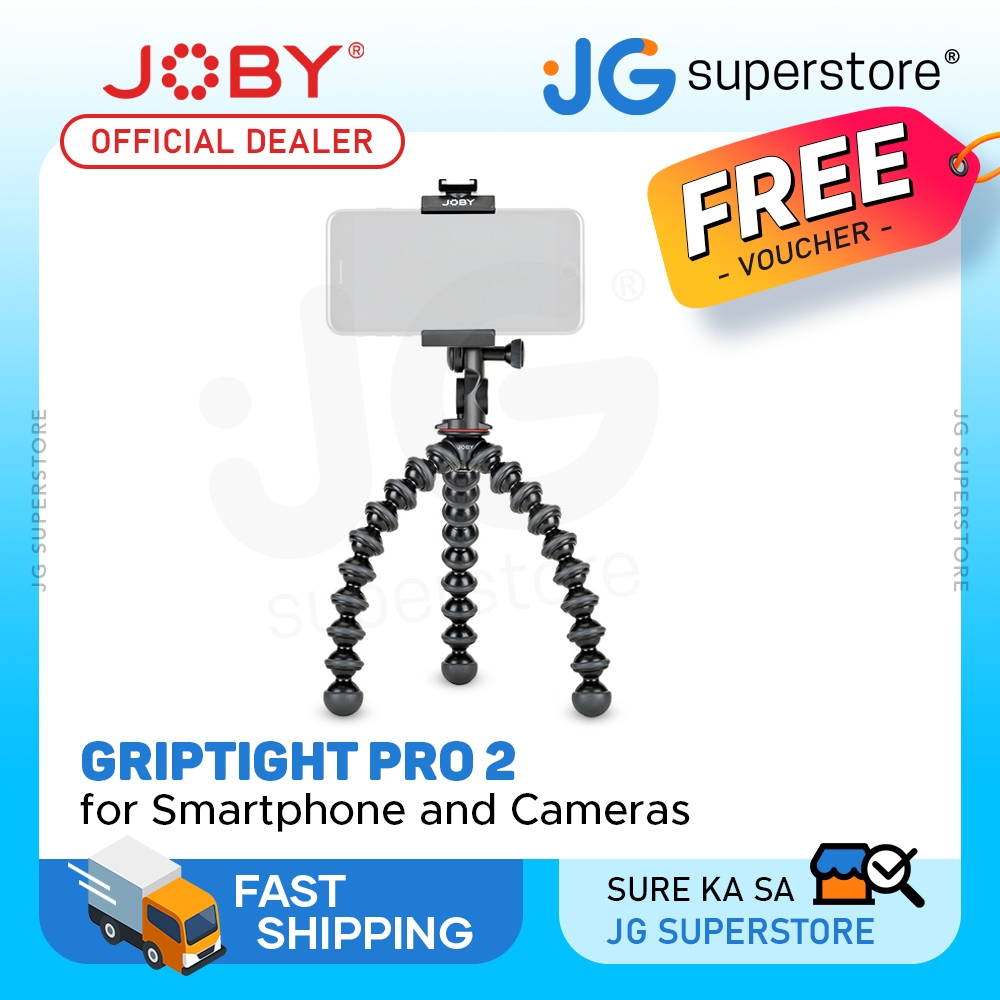 JOBY Griptight Pro 2 Handheld Gorillapod, Tilt Adjustments, Multimode ...