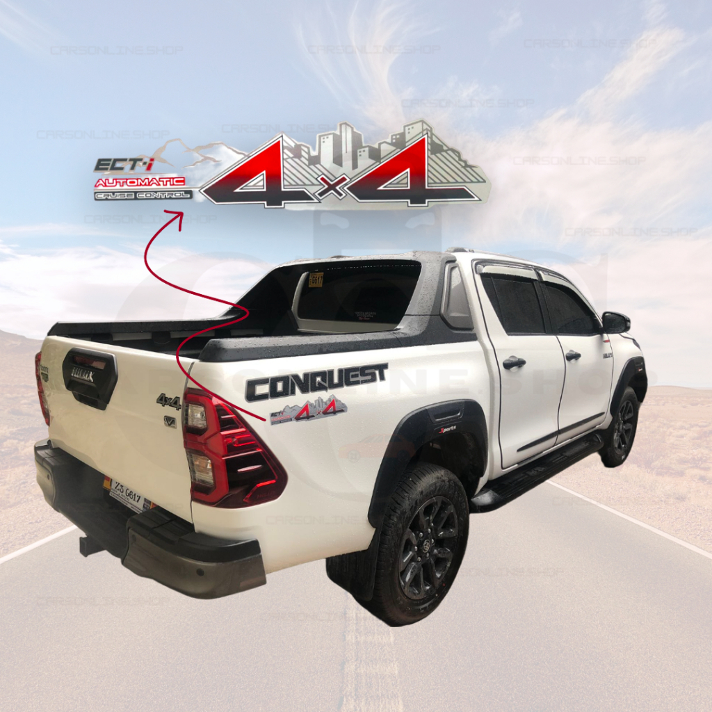 COS (9059) 1pc Car 4x4 Stickers for Pick up Toyota Hilux Revo Vigo Auto ...