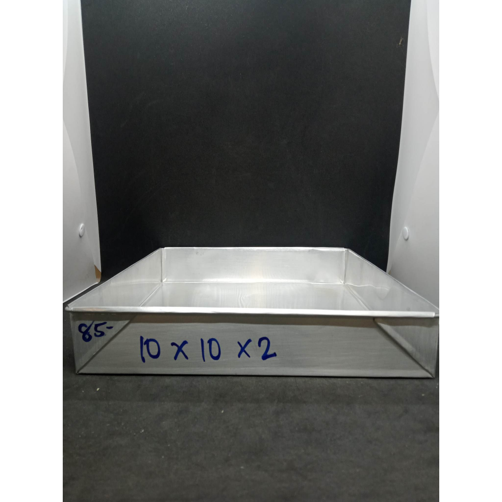 ALUMINUM SQUARE PAN 10X10X2 | SQUARE PAN 10X10X2 | Shopee Philippines