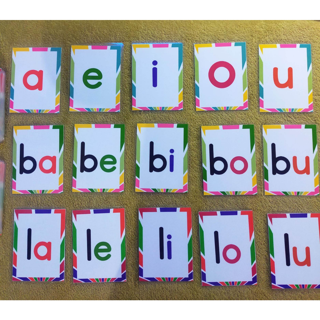 LAMINATED FLASHCARD ABAKADA 80 PCS (3X4INCHES) | Shopee Philippines