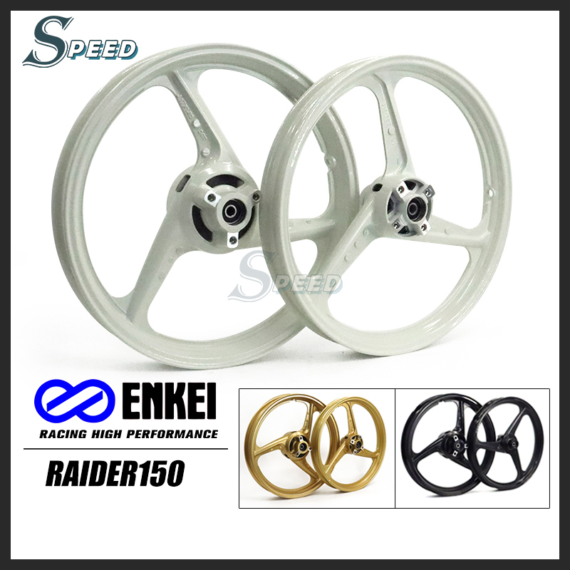Enkei 3 Spokes Mags For Suzuki Raider150 Front Disc 4holes Rear Disc ...