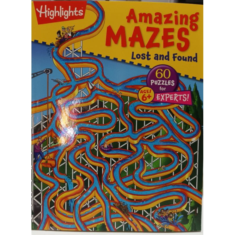 Highlights Amazing Mazes Lost and Found Fun Activity Book for Kids ...