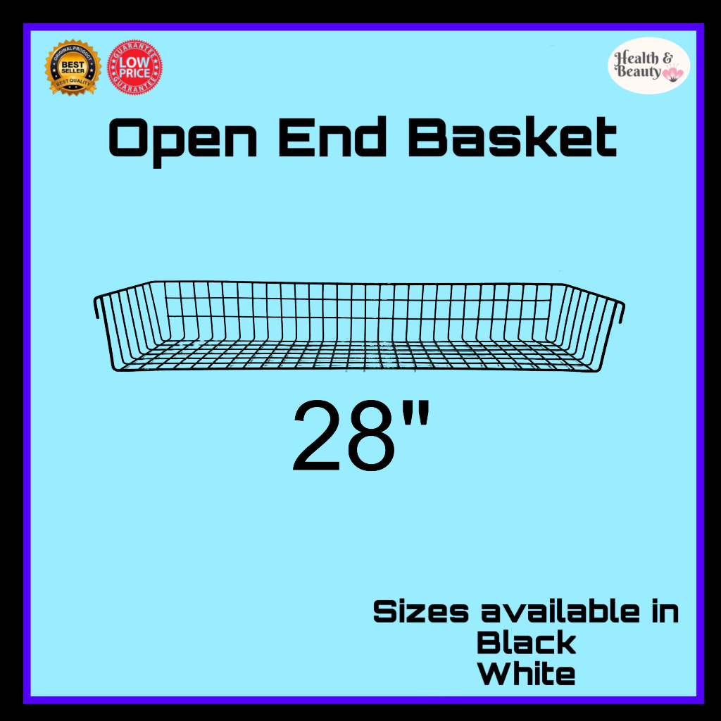 Open End Wire Mesh Basket Storage Hanging Screen Basket Display Rack ...