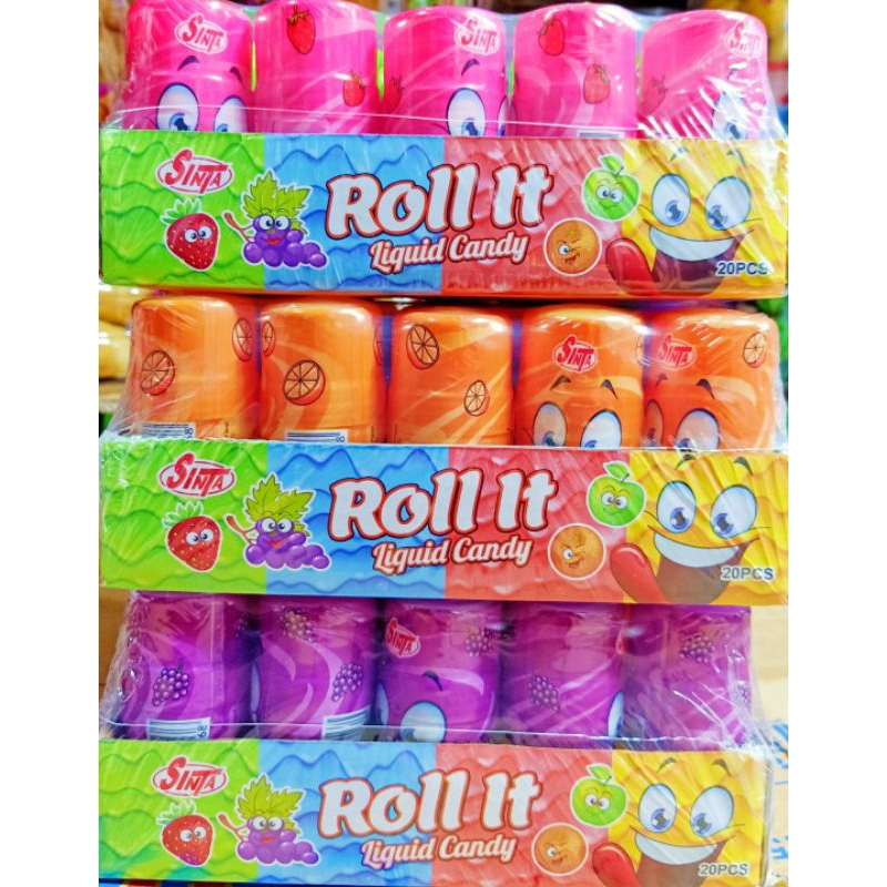ROLL IT CANDY | ROLLER CANDY | 20 PIECES | Shopee Philippines