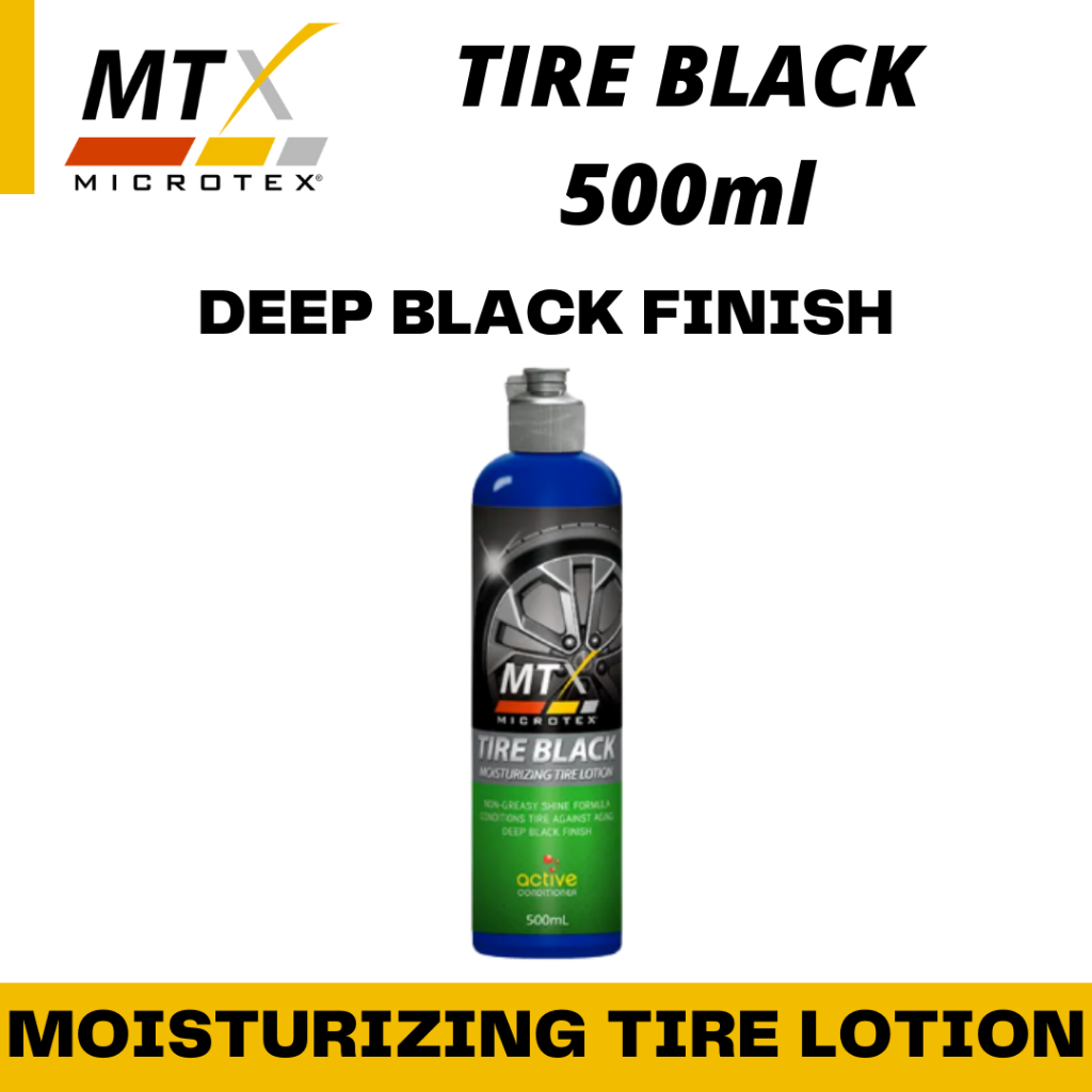 Microtex TIRE BLACK 500ml (Moisturizing Tire Lotion) | Shopee Philippines