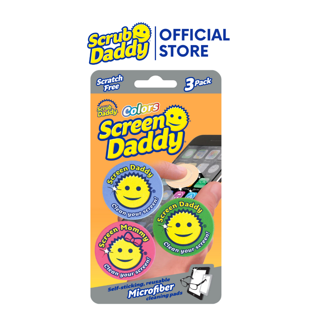 Screen Daddy 3ct - Multi-use Microfiber Cleaning Pads for Electronic ...