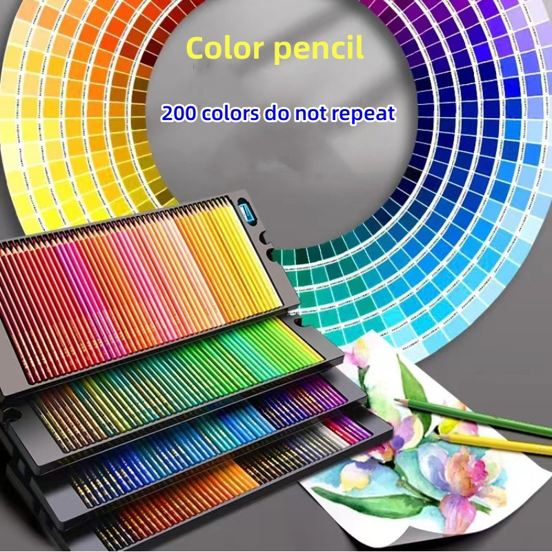 OBOS professional oil color pencil Set 48/72/120/150/200 Sketch Artist ...