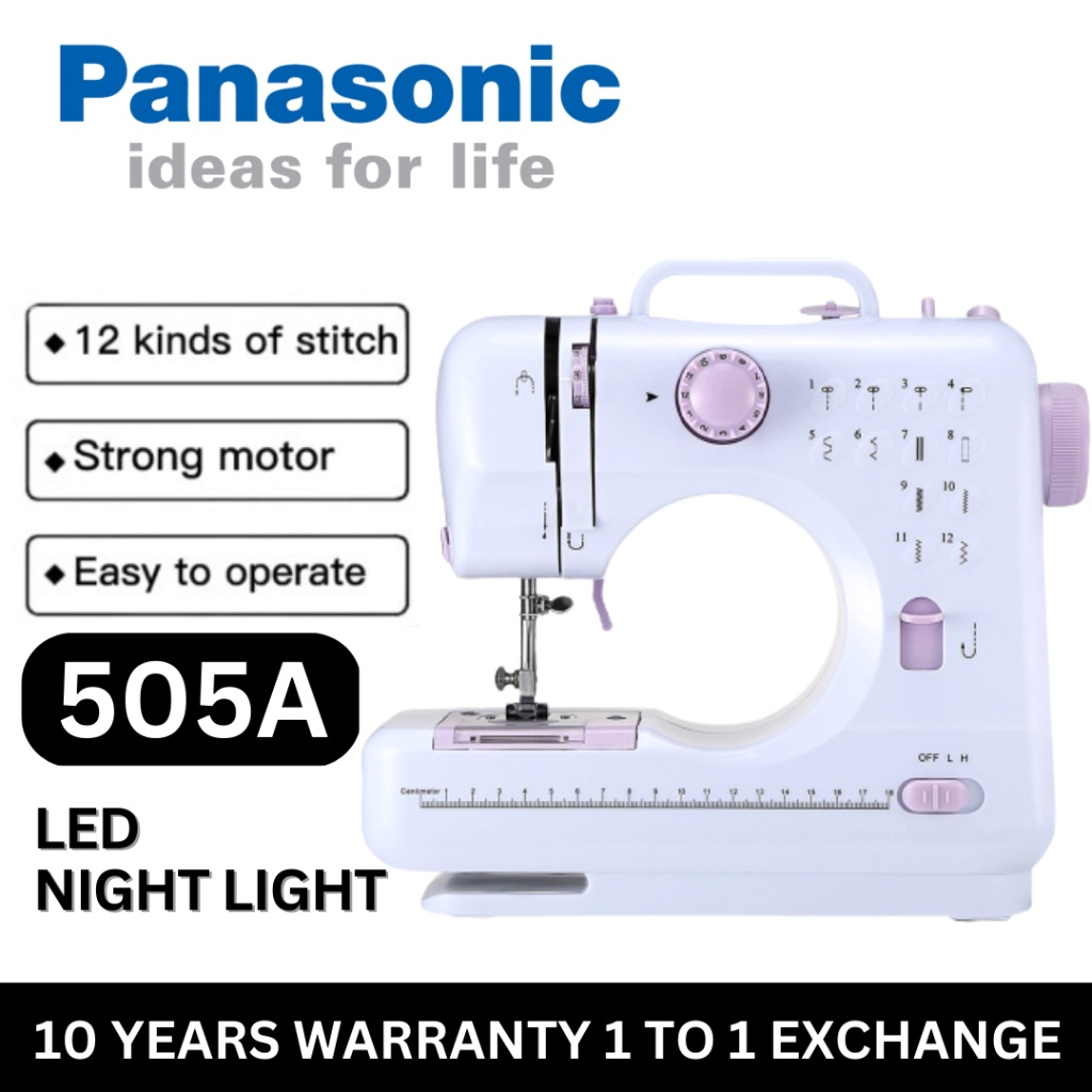 Panasonic Portable Sewing Machine YASM 505A Pro Upgraded12 Sewing ...