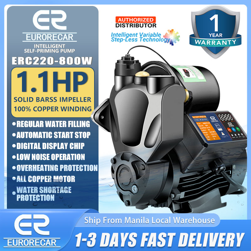 220V Self Priming Booster Pump Household Silent Small Automatic Tap ...
