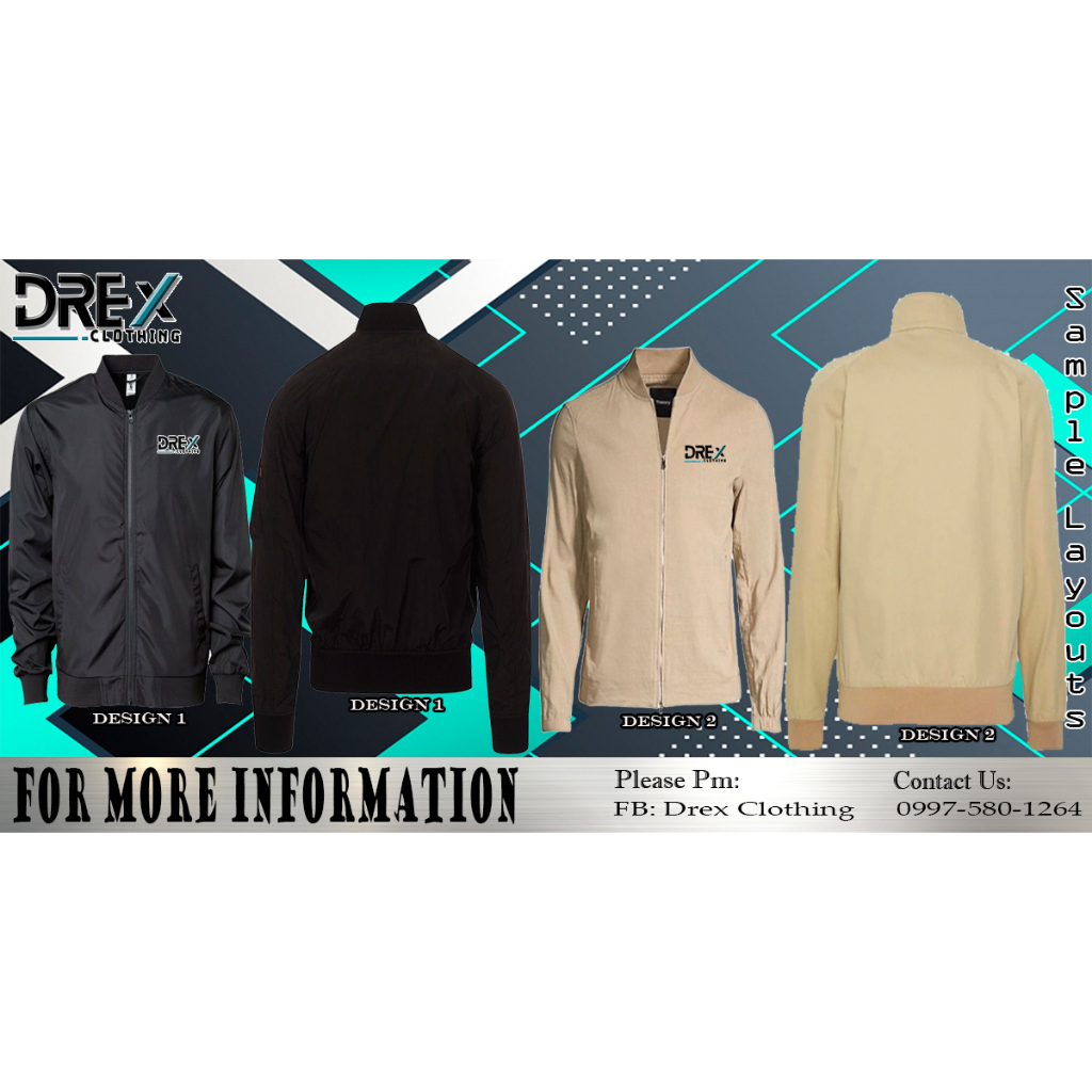 CUSTOMIZE JACKET UNISEX (Embroid) | Shopee Philippines