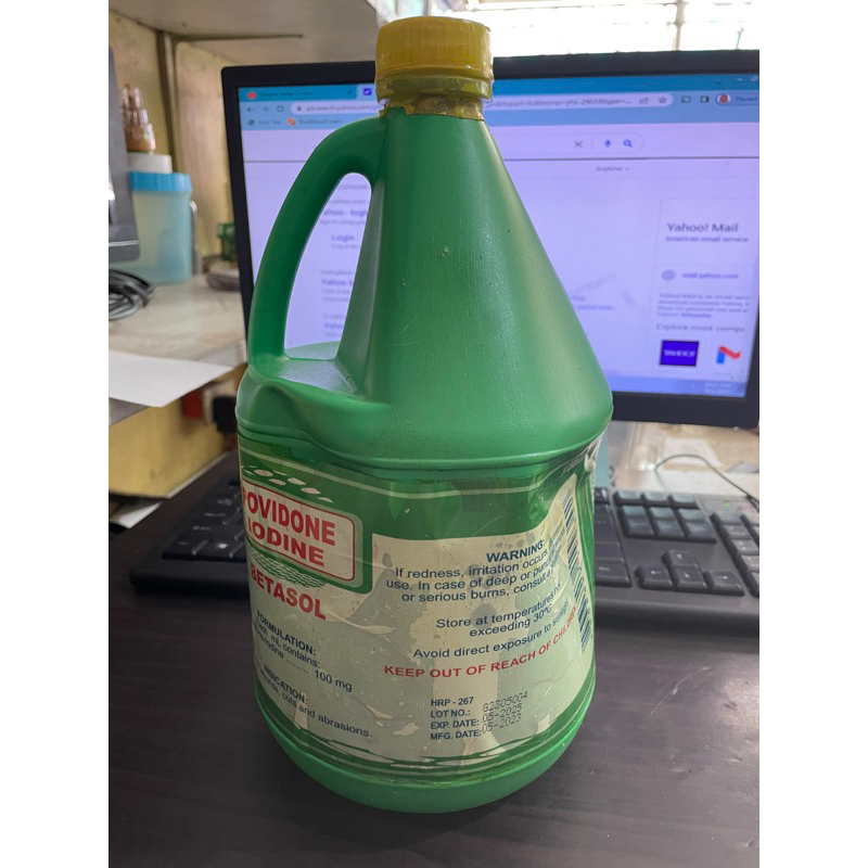 Betasol Povidone Iodine ( 500ml, 1 liter, Gallon ) | Shopee Philippines