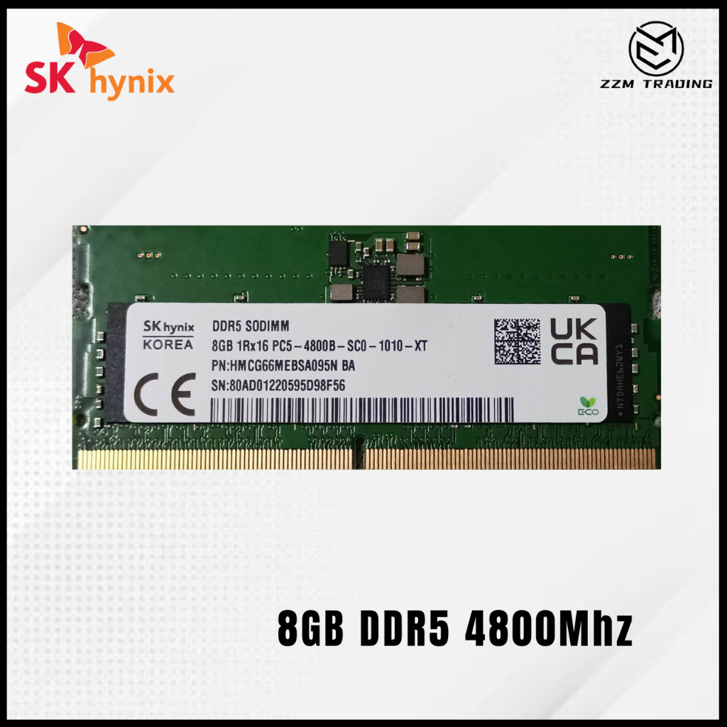 SK Hynix 8GB DDR5 4800MHz For Basic and Gaming Laptops | Shopee Philippines