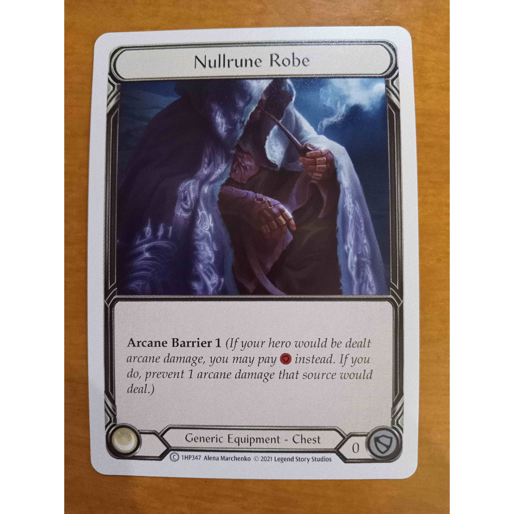 FAB Flesh and Blood TCG: Nullrune Robe History Pack Vol. 1 (1HP347 ...