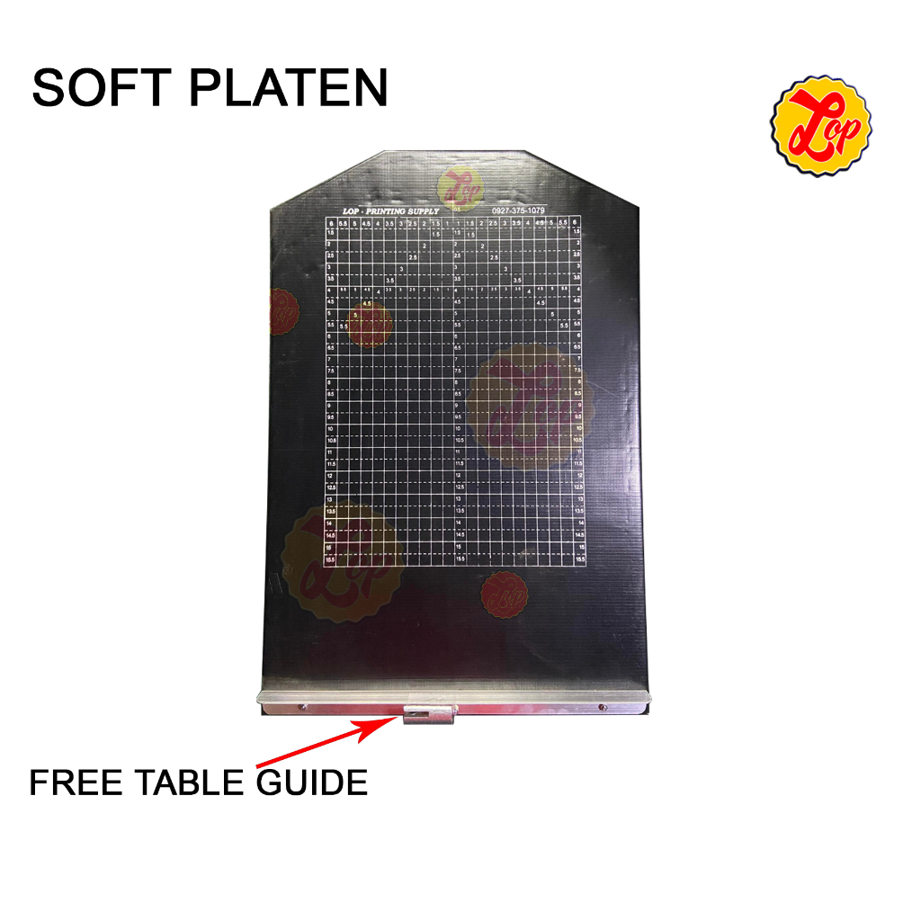Soft Platen with free Table Guide | Shopee Philippines