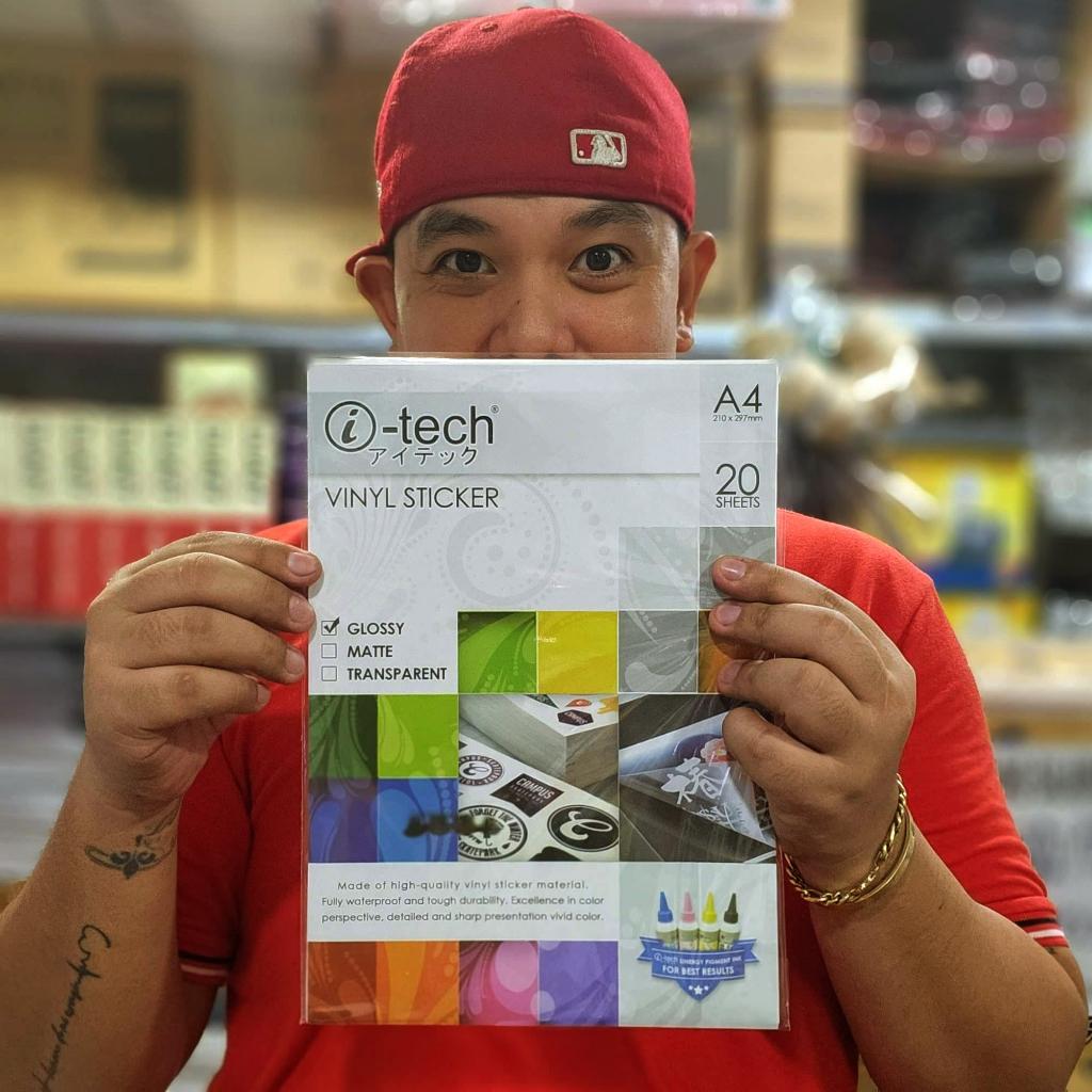 Itech Vinyl Sticker Waterproof 10 packs by The Printing Shock | Shopee ...