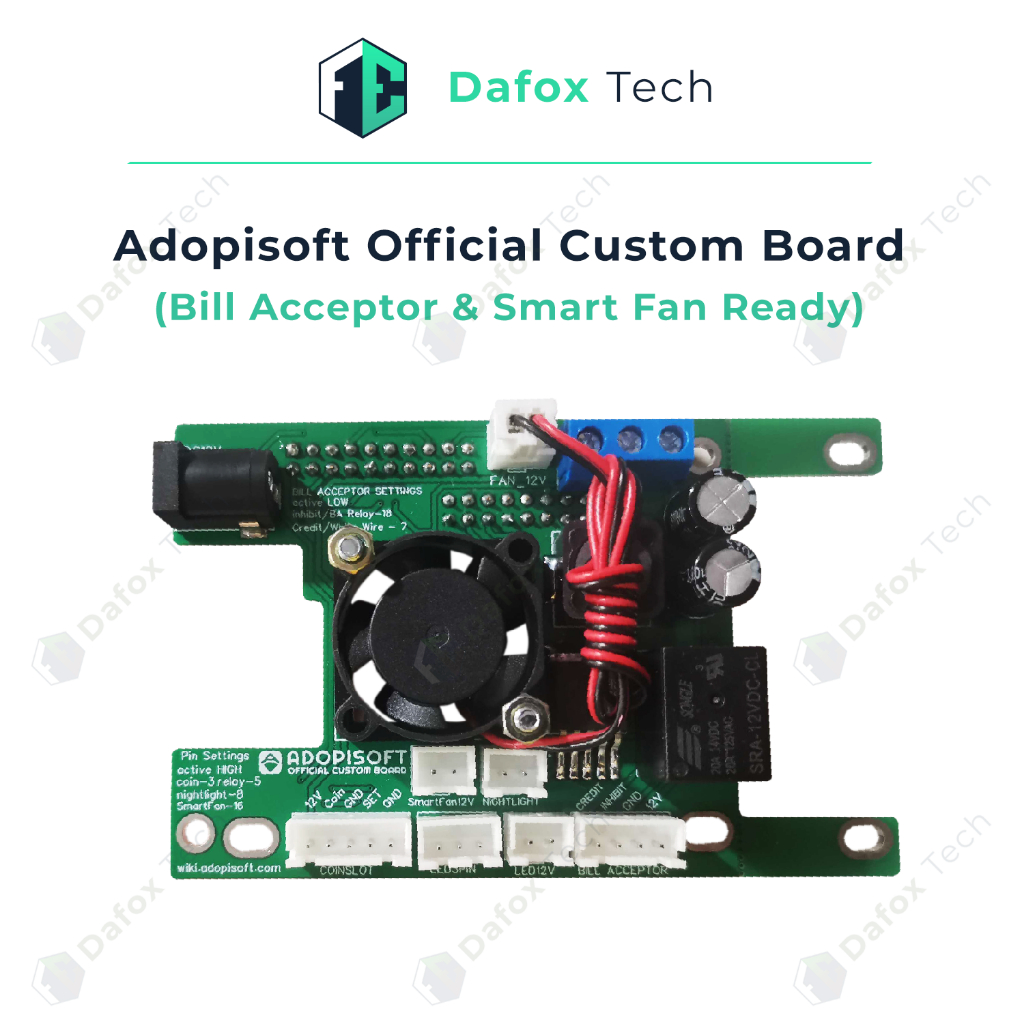 DAFOXTECH | Official Custom Board for Piso Wifi w/ Bill Acceptor ...