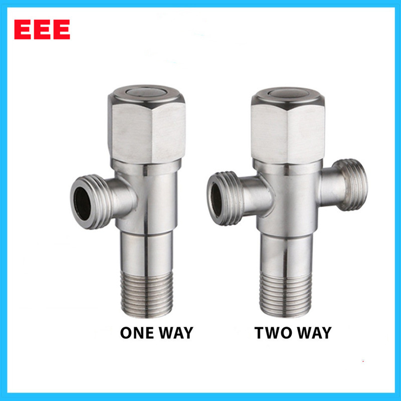 Heavy Duty 304 Stainless Steel Kitchen Bathroom Angle Valve(One Way ...