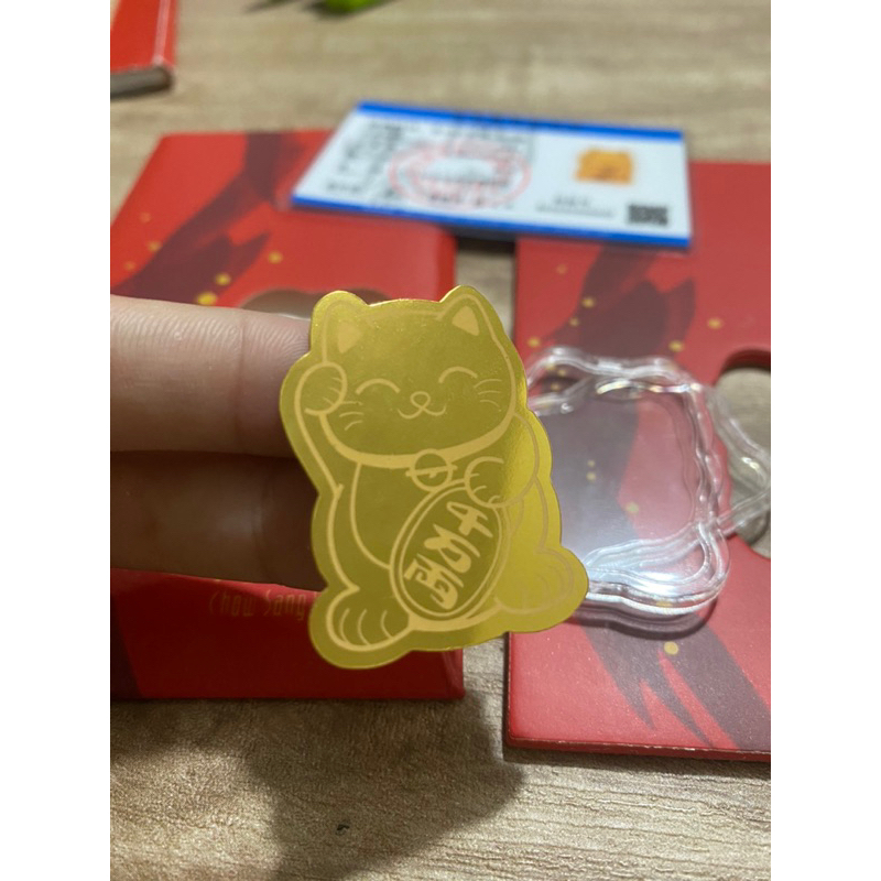 Lucky CAT 2023 24K Gold (999.9%) Aunthentic and Legit Gold | Shopee ...