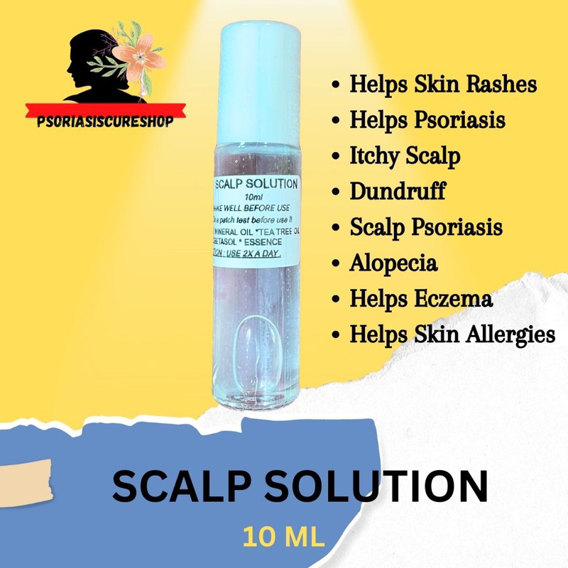 Scalp Solution / Anti Dundruff / Scalp Psoriasis 10 ml / 50 ml | Shopee ...