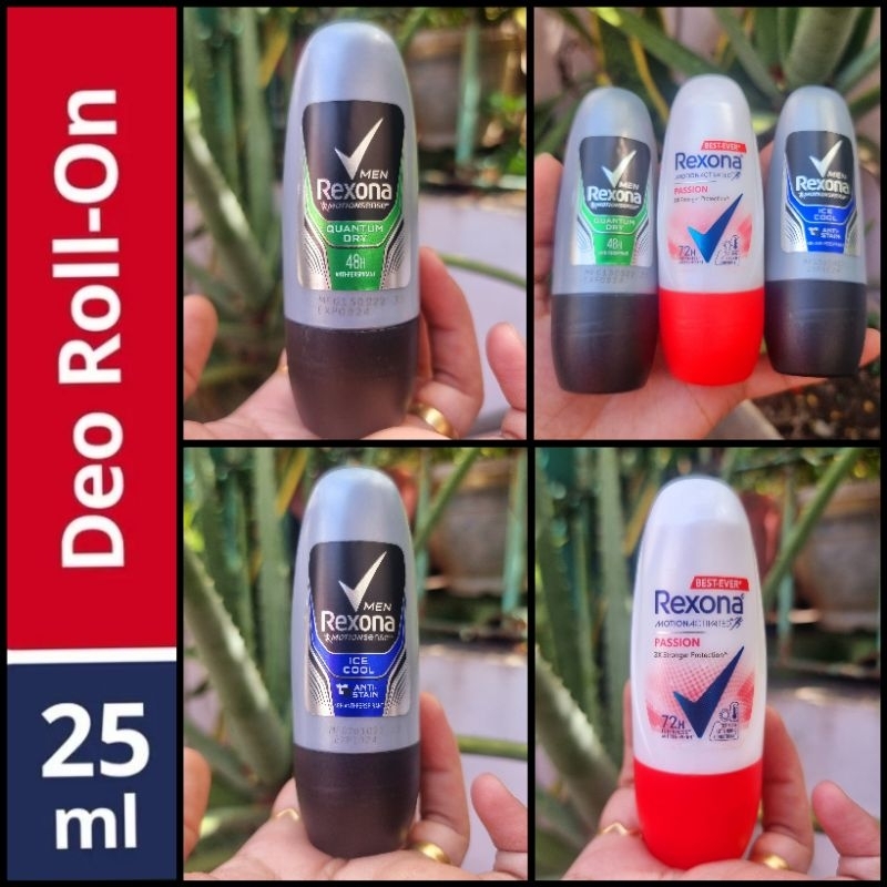 REXONA DEODORANT ROLL-ON 25ML (GROCERY-GRADE) | Shopee Philippines