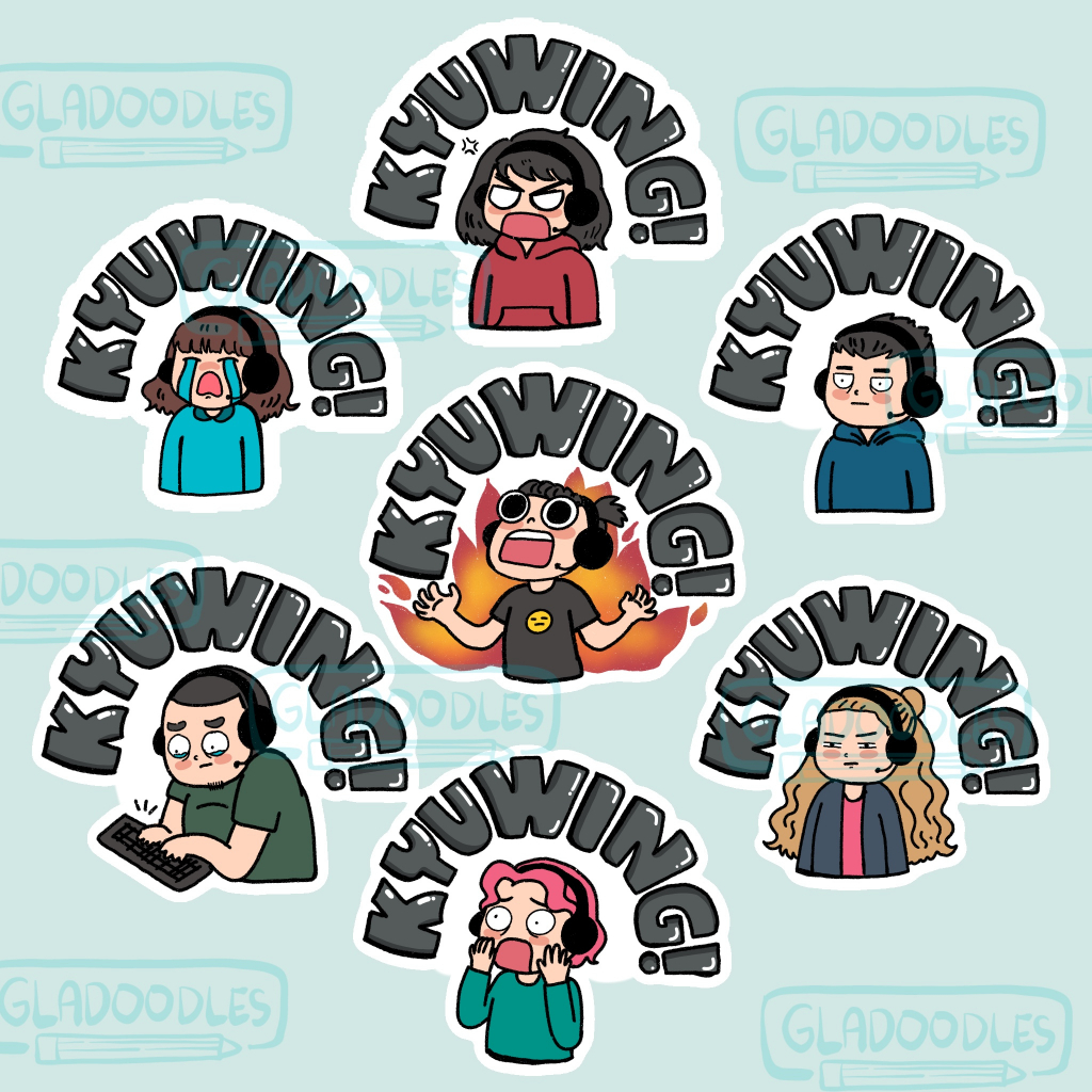 KOLSENER KYUWING STICKER - Vinyl Matte Waterproof | Shopee Philippines