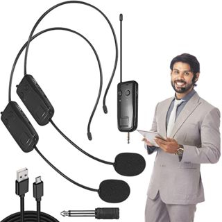 2023 Wireless Microphone Uhf Headset Mic Pairing for Rolton Voice ...