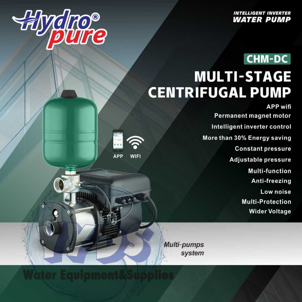 Hydropure Intelligent Inverter Pump With WIFI CHM12-3DC 3HP | Shopee ...